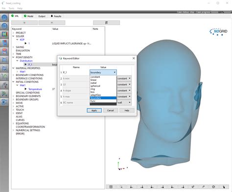 Cooling Human Head Thermal Analysis Simulation Software From Nogrid