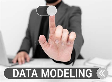 Text Sign Showing Data Modeling Internet Concept Process Of