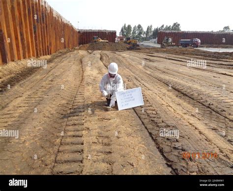 Testing Compaction Of Soil Sediment Placed In The Thermal Treatment