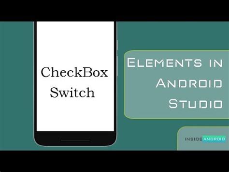 Switch And CheckBox In Android Studio YouTube