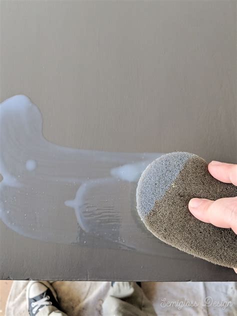 How To Apply Polycrylic Without Streaks Semigloss Design