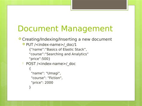 Elasticsearch An Overview Ppt