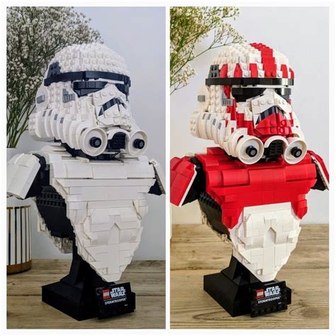 Lego Moc Lego Shocktrooper And Trooper Bust Moc Double Pack By Glenn