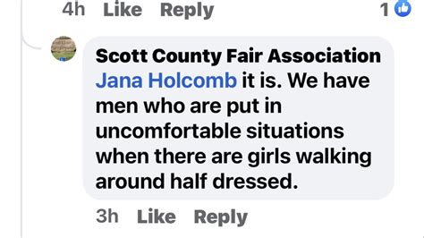 Scott County Fair Backlash After Dress Code Comments Online
