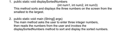 Solved Write A Program Which Reads Three Integer Numbers