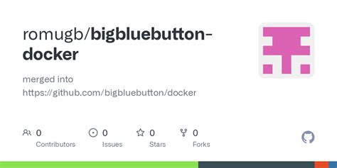 GitHub Romugb Bigbluebutton Docker Merged Into Https Github Bigbluebutton Docker
