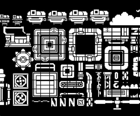 Artstation 1bit Pixelart Platformer Asset Pack Tilespropsfxunity