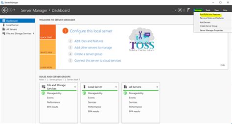 configuring iis server on windows server 2016 datacenter gui toss