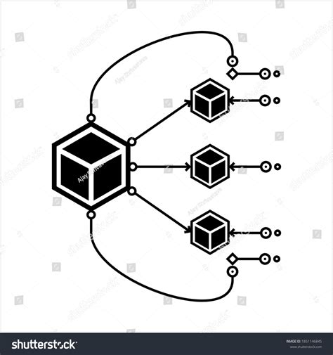 Microservices Icon Software Development Technique Vector Stock Vector Royalty Free