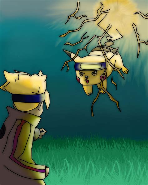 Boruto Vs Pikachu By Brandysbrightboxart On Deviantart