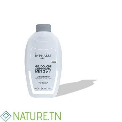 Byphasse Gel Douche Shampooing 2 En 1 Urban Swing Men 600ml Naturetn