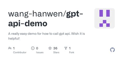 Github Wang Hanwen Gpt Api Demo A Really Easy Demo For How To Call
