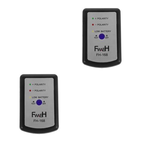 Masteelf 2pcs Speaker Polarity Tester Speaker Phase Meter Car Audio System Test Phasemeter Car
