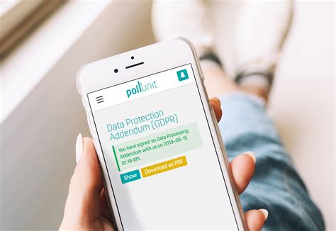 Polls With Data Processing Addendum Gdpr