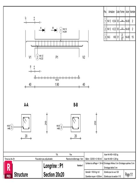 Détails Techniques Dune Longrine En Béton Pdf Éléments