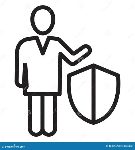 Business Protection Security Isolated Vector Icon Can Be Easily Edit