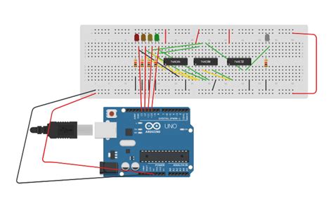 circuit design or con 4 variables tinkercad