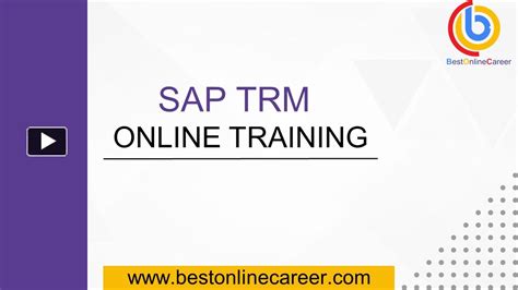 SAP TRM Online Training Course SAP TRM Course Content PPT Presentation Free To Download