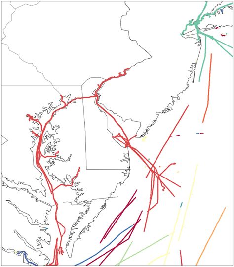 Dbscan Results The Different Clusters Are In Different Colors