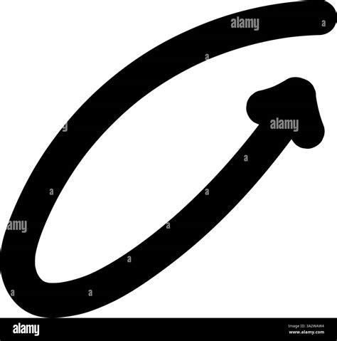 Elbow Arrow Wide Curve Stock Vector Image And Art Alamy