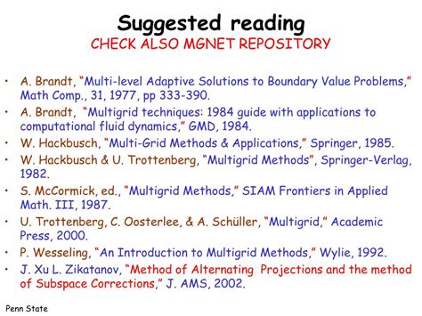 PPT Multigrid Methods PowerPoint Presentation Free Download ID