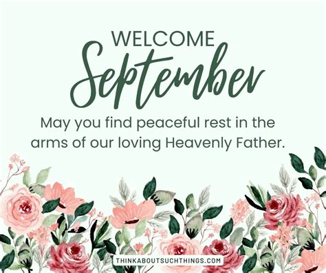 28 Beautiful September Blessings Images And Quotes Think About Such Things