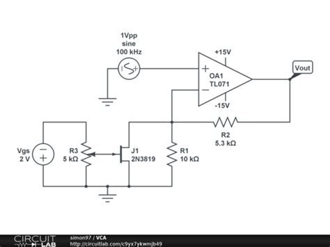 Voltage Controlled Amplifier Vca Circuitlab