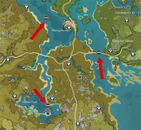 Where To Catch Golden Koi In Genshin Impact Golden Koi Fishing Spots