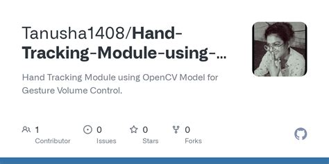 Github Tanusha1408hand Tracking Module Using Opencv Model Hand Tracking Module Using Opencv