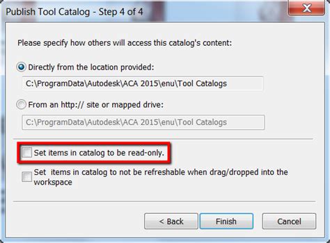 在autocad Architecture或autocad Mep中，工具选项板发布为只读