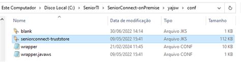 Renovação do Certificado Connect na Truststore