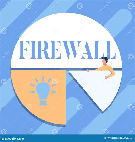 Text Sign Showing Firewall Conceptual Photo Protect Network Or System From Unauthorized Access