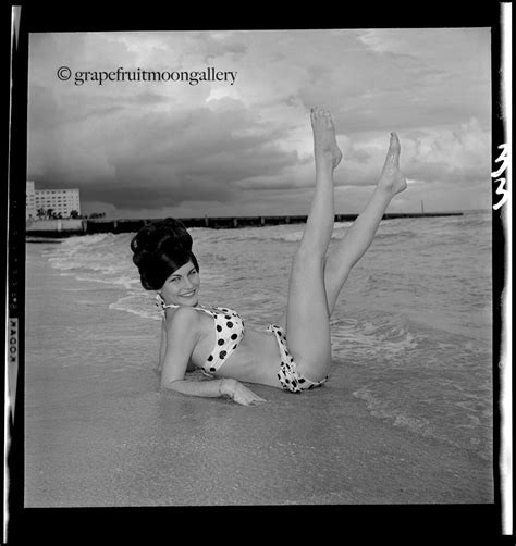 Vintage 1964 Bunny Yeager Camera Negative Sassy Leggy Bikini Model Kitzie Wilson 4636238811