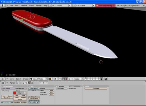 Subject Beginning Modeling Final Project Knife Works In Progress Blender Artists Community