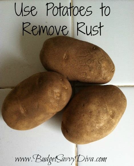 Use A Potato To Remove Rust Budget Savvy Diva