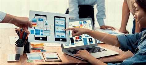 Premium Photo Creative Frontend Developer Brainstorming Ui Design