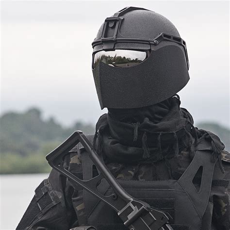 Military Helmet Face Protection At Stefan Robinson Blog