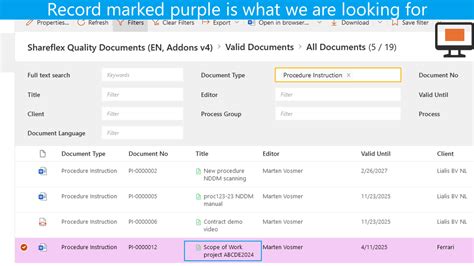 Document Control Qms Sharepoint