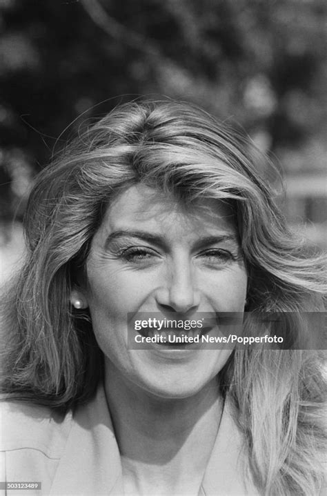 English Newsreader And Television Presenter Selina Scott In London On