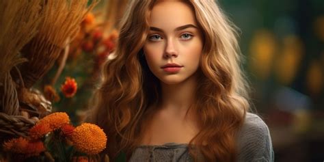 Premium Ai Image Beauty Girl Ai Generative