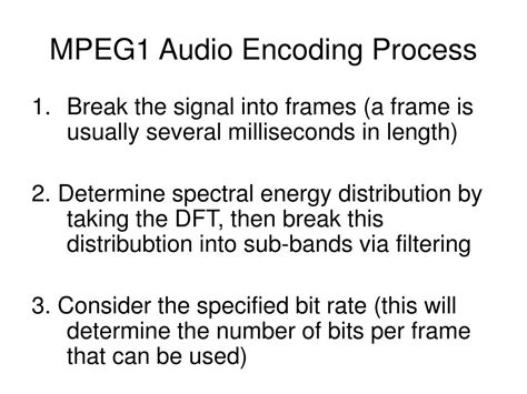 Ppt Mpeg1 Coding Standard Powerpoint Presentation Free Download Id