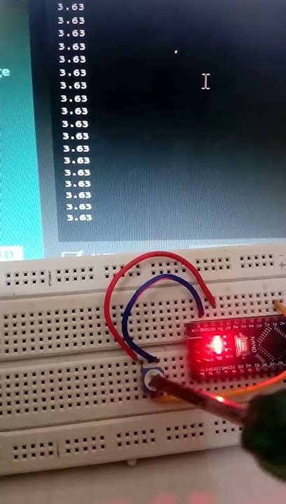 Read Analog Voltage Analog Read Serial Monitor Shorts Arduino Youtube