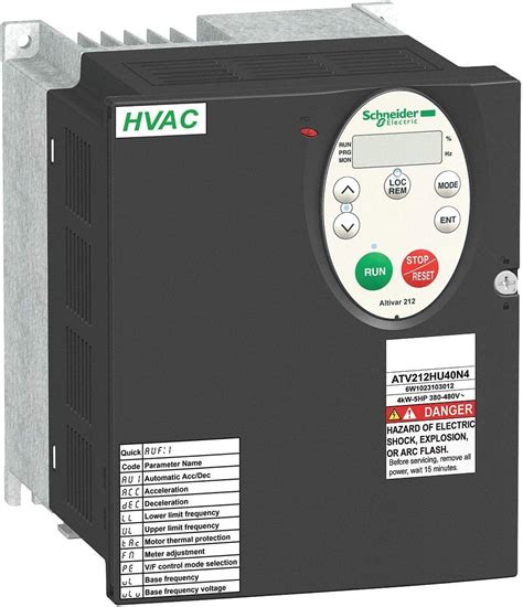Schneider Electric Atv212hu40n4 Speeddrive 380 480vac 5hp Atv212