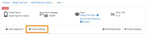 Project Settings • Globallink Strings Software Localization