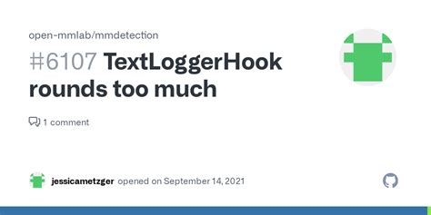 Textloggerhook Rounds Too Much · Issue 6107 · Open Mmlabmmdetection