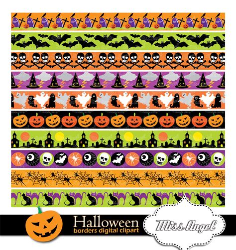 Halloween Clipart Border Designs For Creative Projects