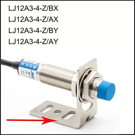 ขายึดเซ็นเซอร์ตรวจจับโลหะ ขาตั้งสำหรับ Lj12a3 Inductive Proximity M12 Bracket L Type Shopee