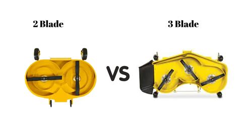 2 Blade Vs 3 Blade Mower Deck Whats The Differences Lawnask