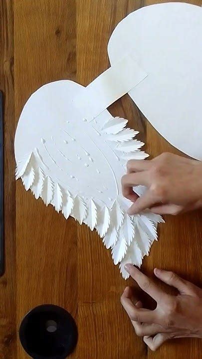 How To Make Angel Wings Easily Made Of Paper Diy Angel Wings