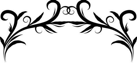 Calligraphic Swirl Border Elements 14731633 Vector Art At Vecteezy